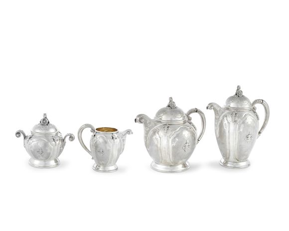 Bonhams : An Italian four-piece silver tea and coffee service by ...