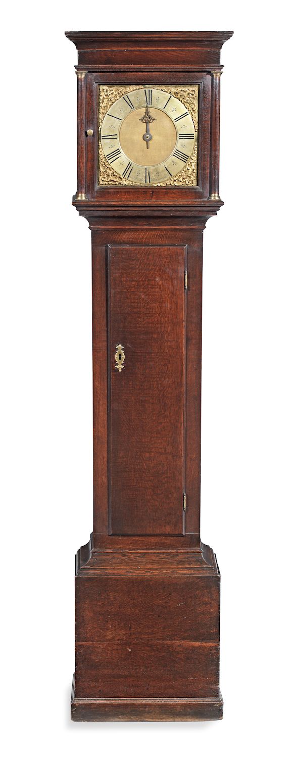 Bonhams : A George II thirty-hour oak longcase clock, circa 1740 George ...