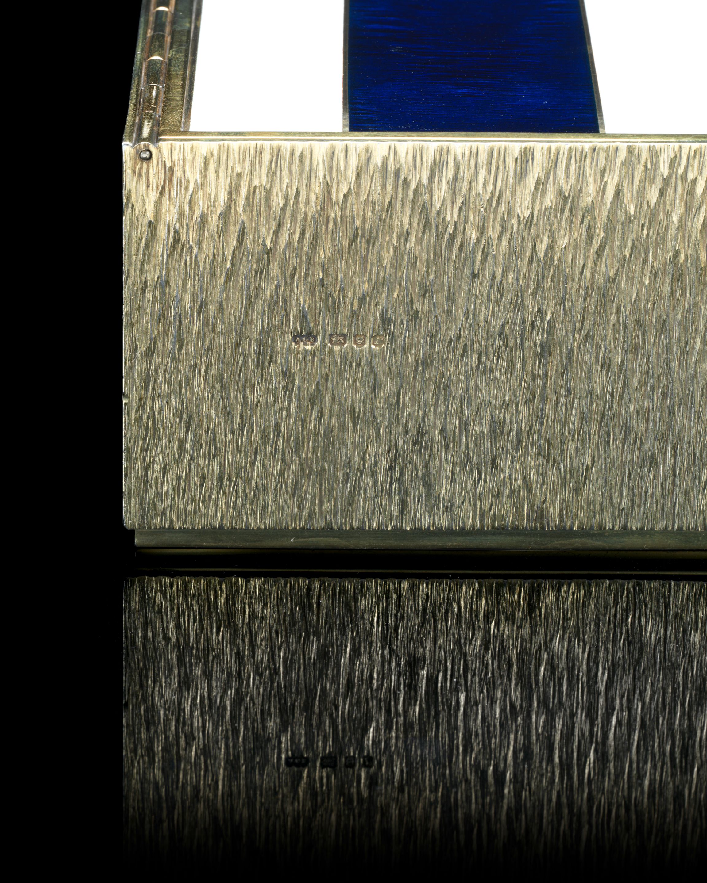 GERALD BENNEY: a large silver-gilt and enamel box, London, 1972 - Alain ...