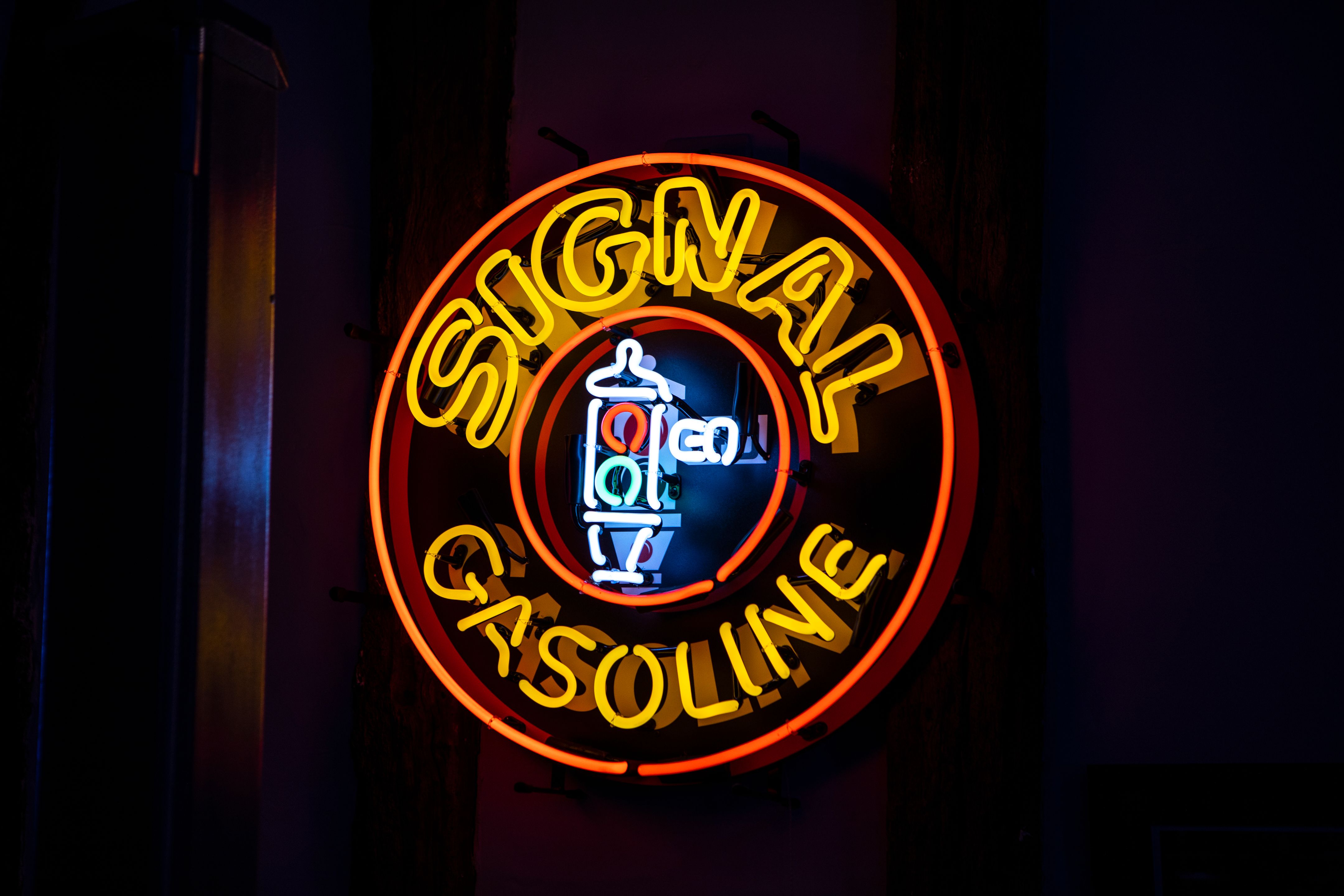 Bonhams Cars : A Signal Gasoline neon sign