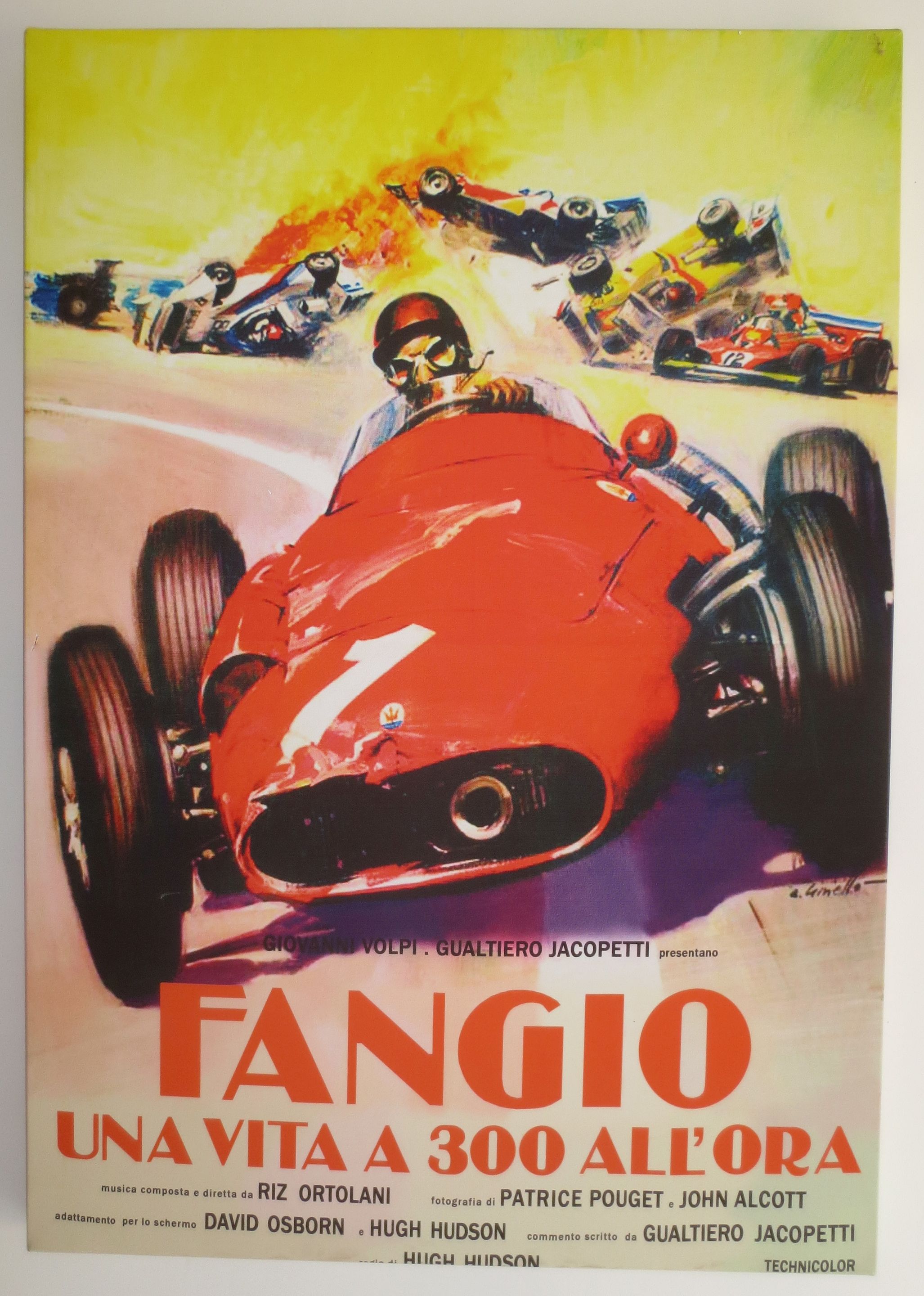 Bonhams Cars : Four decorative prints of motor racing posters,,