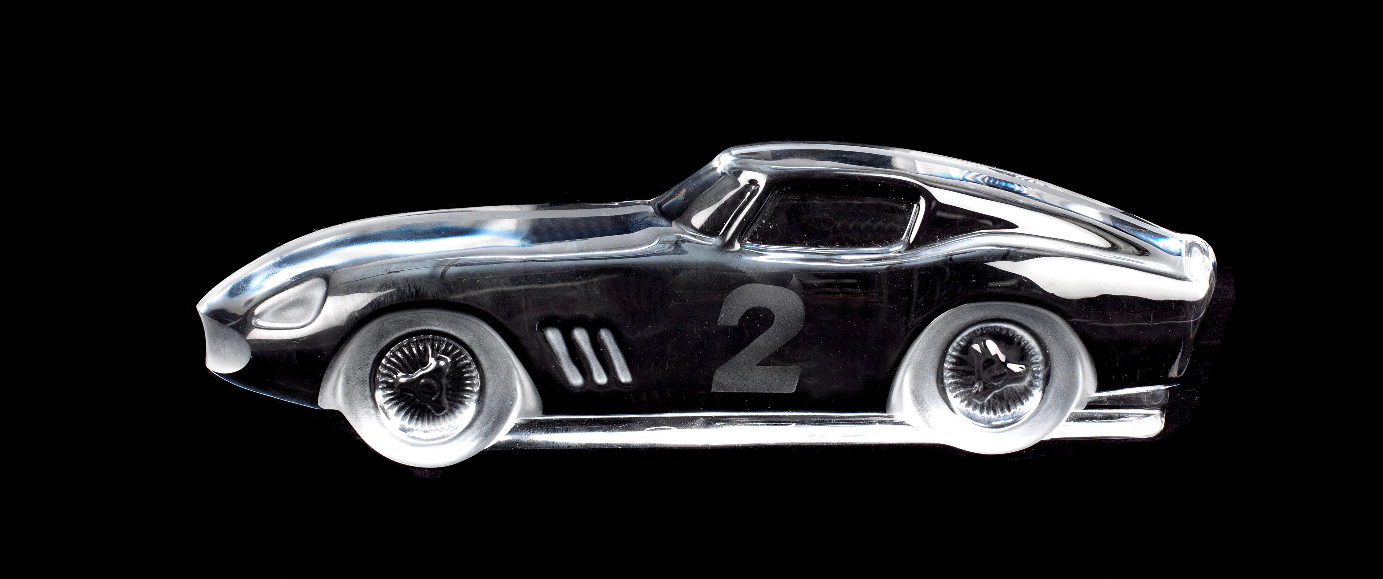 Two Art Deco 'Nu Longs Cheveux' mascots in opalescent glass by Lucile ...