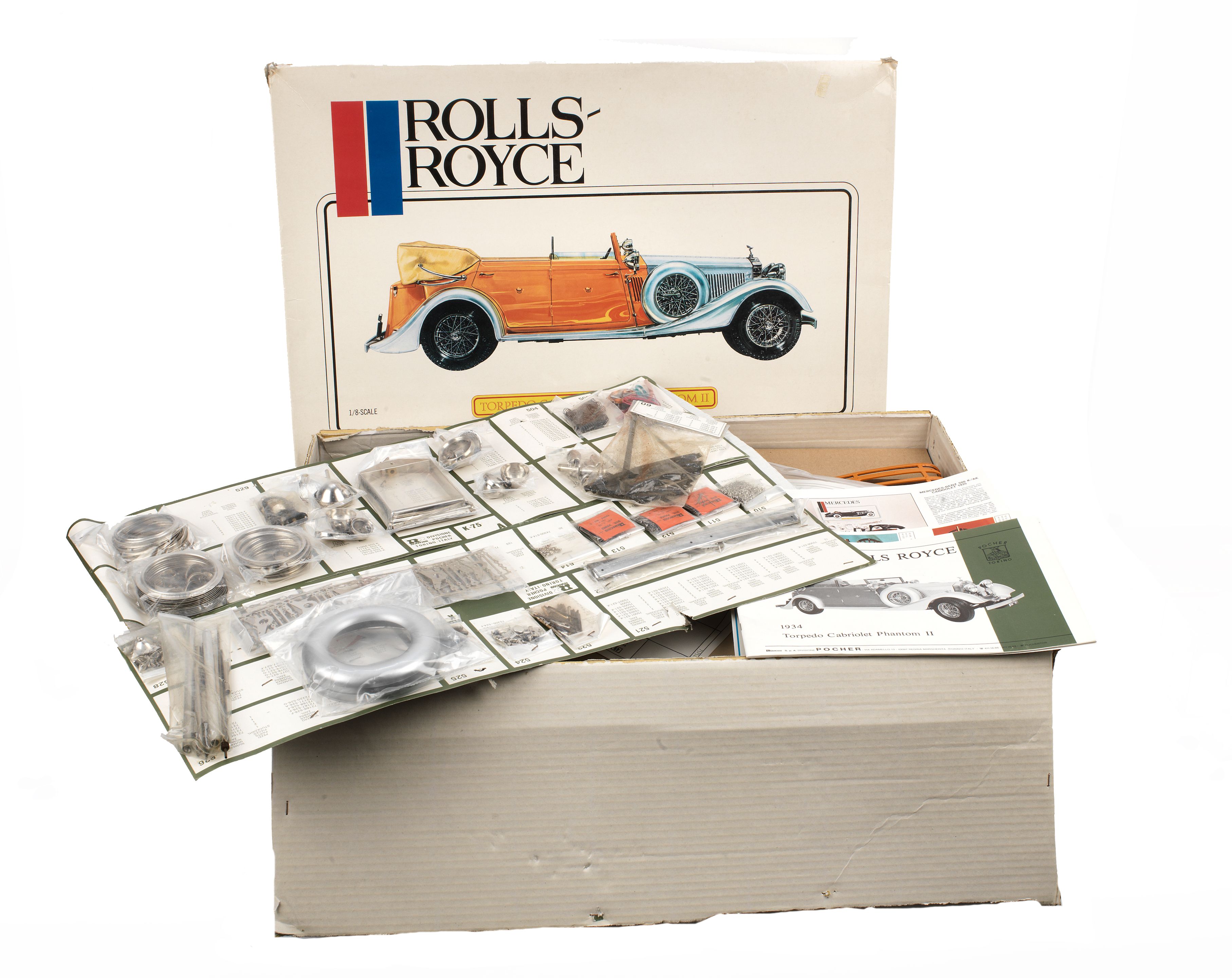 Bonhams Cars : A 1:8 scale model kit of a 1934 Rolls-Royce Phantom II ...