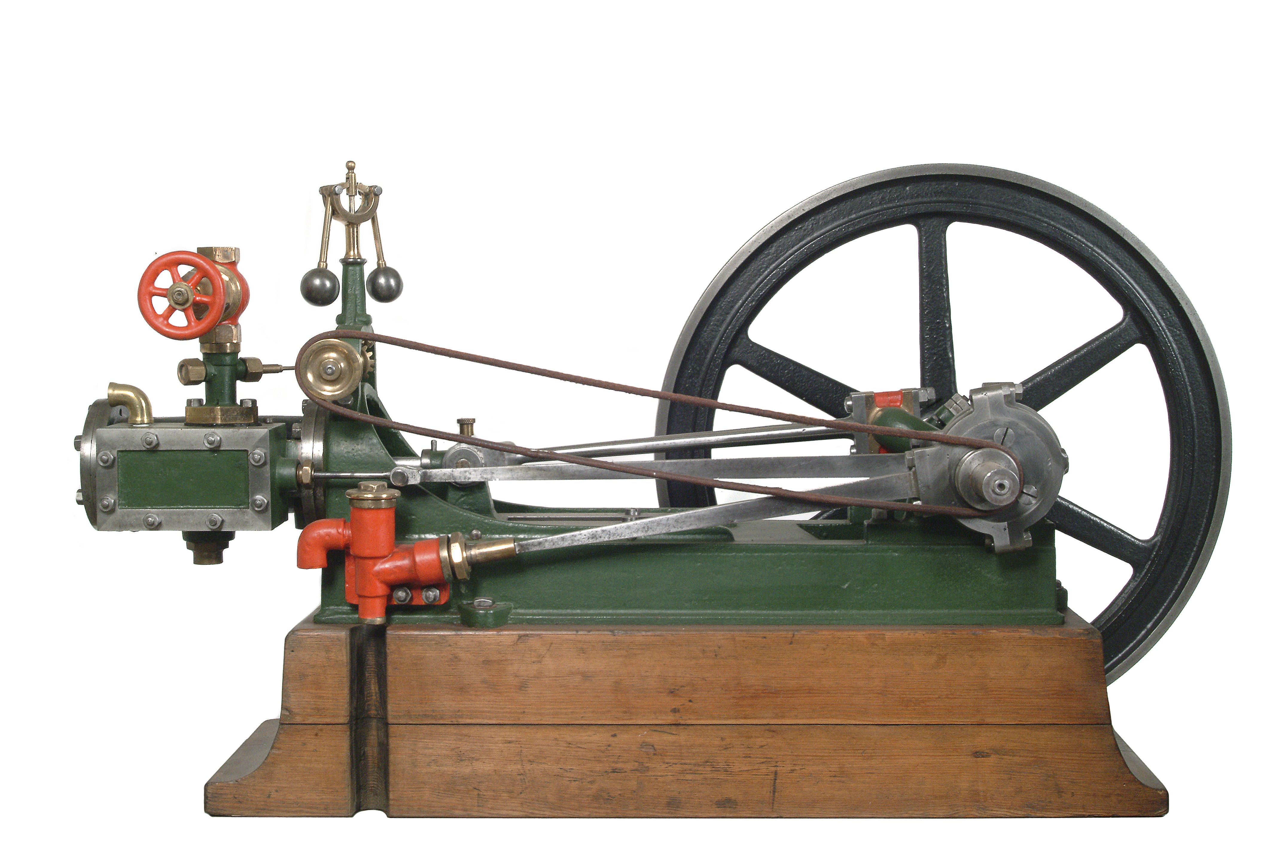 Bonhams : A SMALL, FULL-SIZE SINGLE CYLINDER HORIZONTAL STATIONARY ...