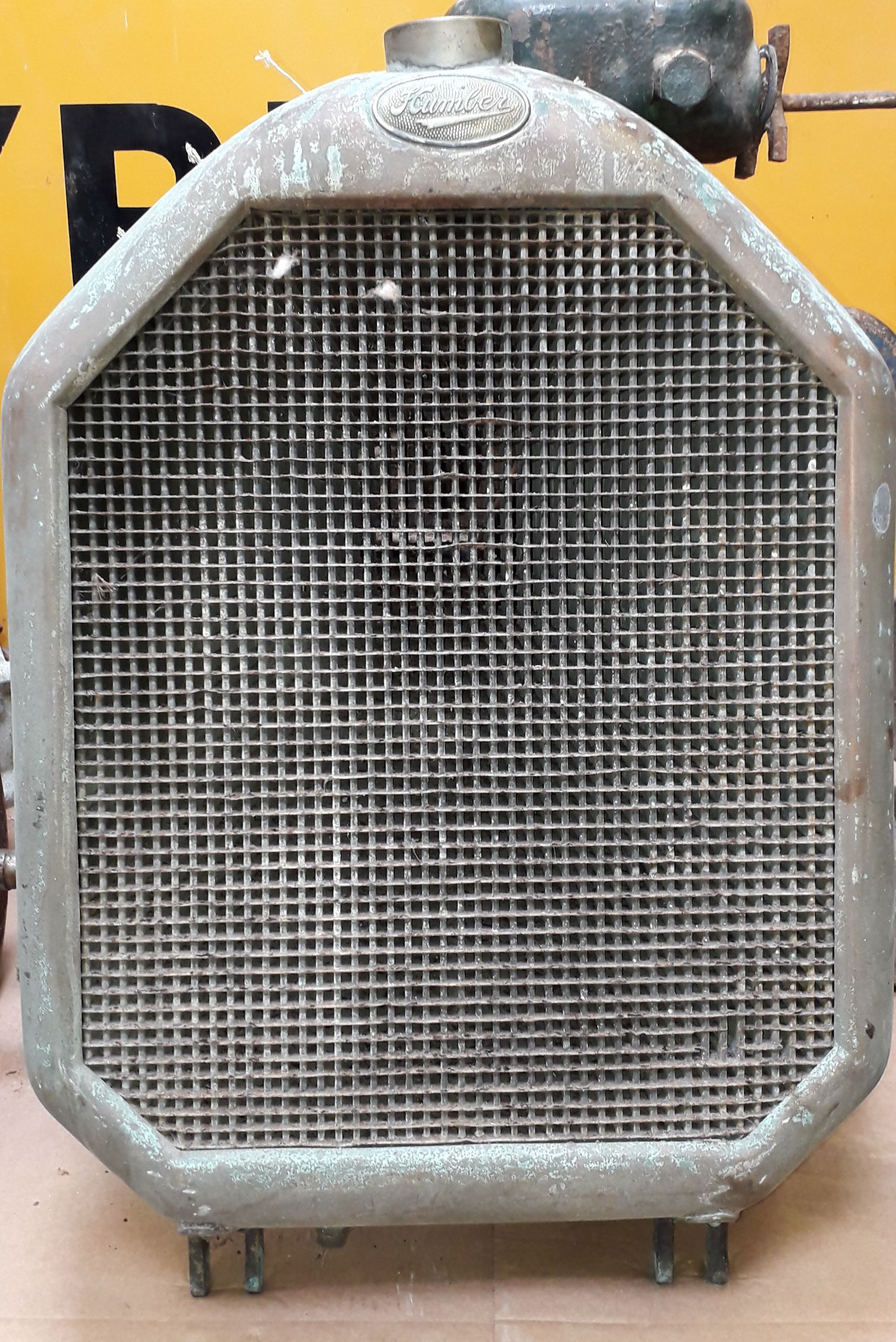 Bonhams Cars : A Humber motor car radiator, 1920s,