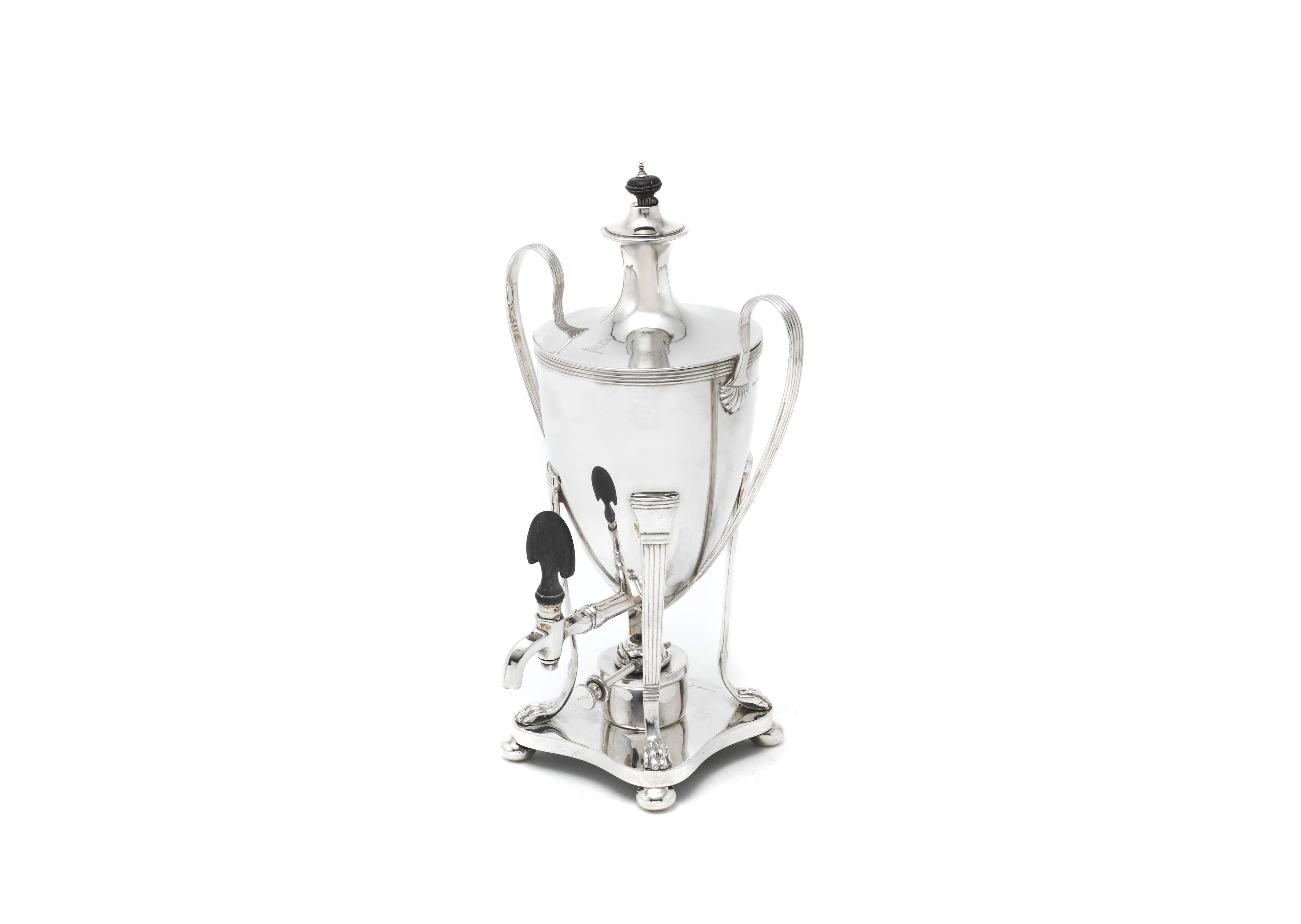 Bonhams : An Edwardian Irish silver tea urn by Weir & Sons, Dublin 1907