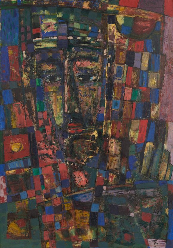 Bonhams : Michael Kmit (Russian/Australian, 1910-1981) Supreme Being, 1956