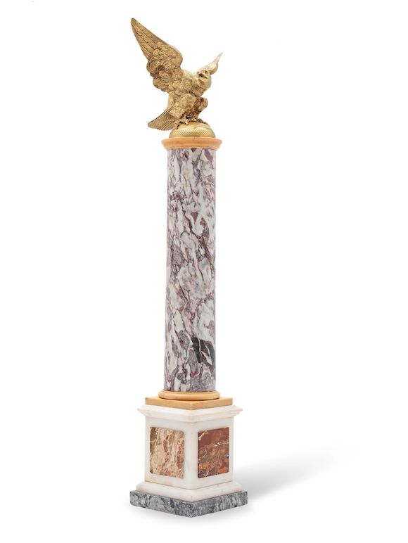 Bonhams : A large French late 19th/ early 20th century marble column ...