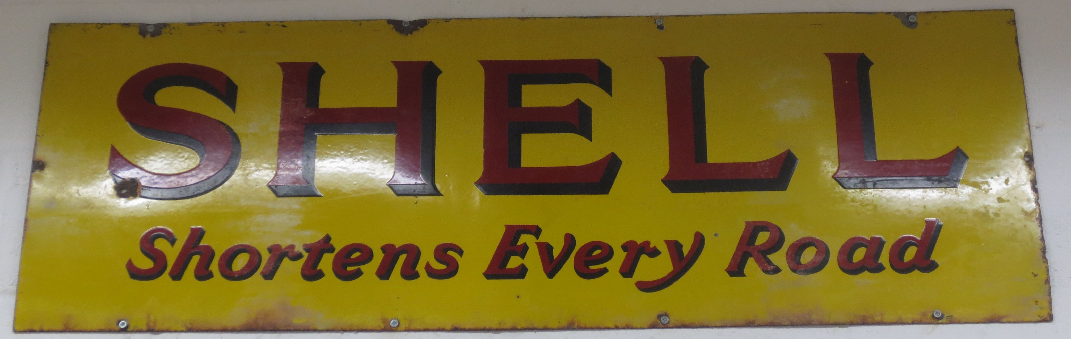 Bonhams Cars : Two enamel signs, ((2))