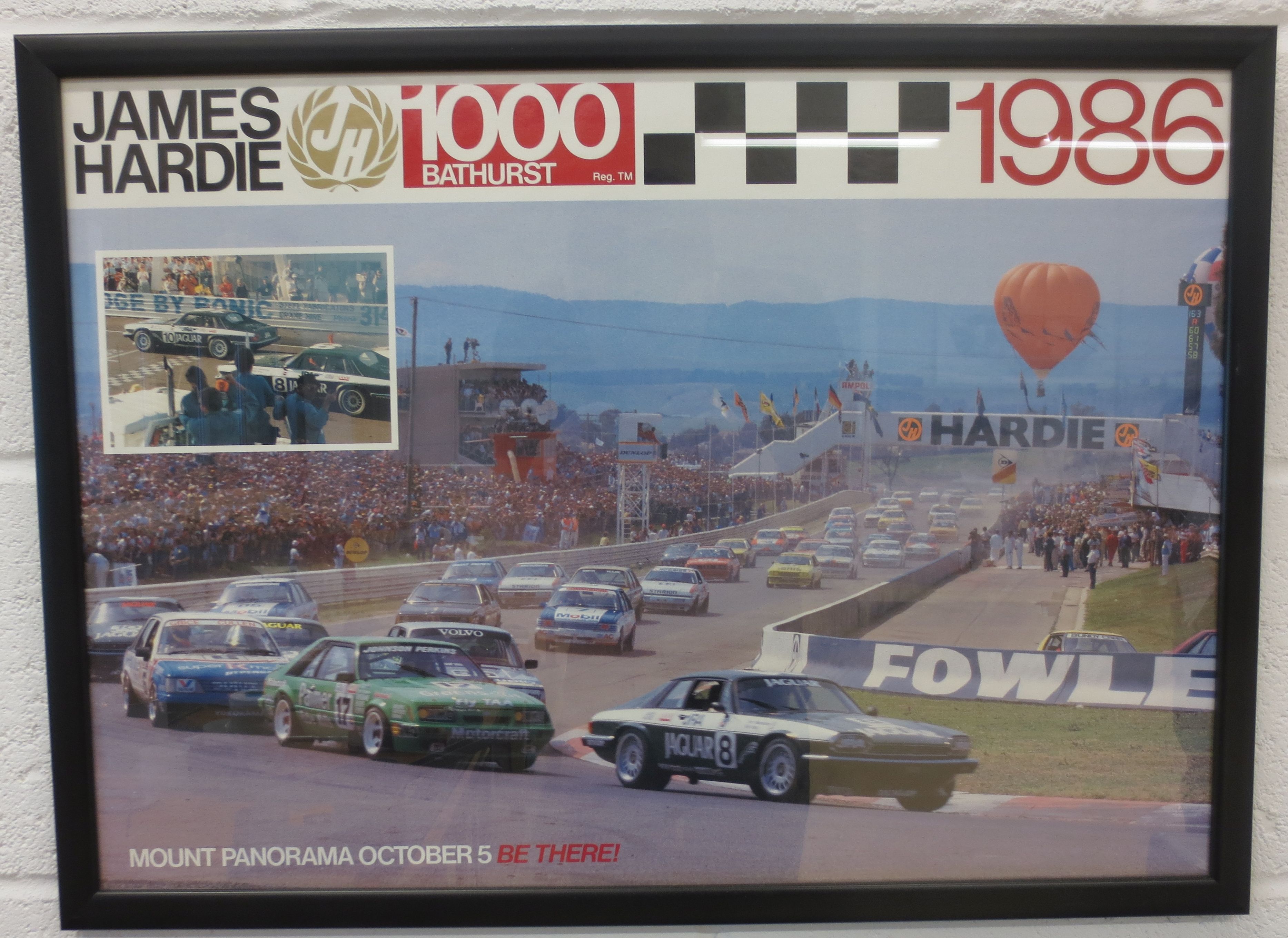 Bonhams Cars : Five framed prints and posters, ((5))