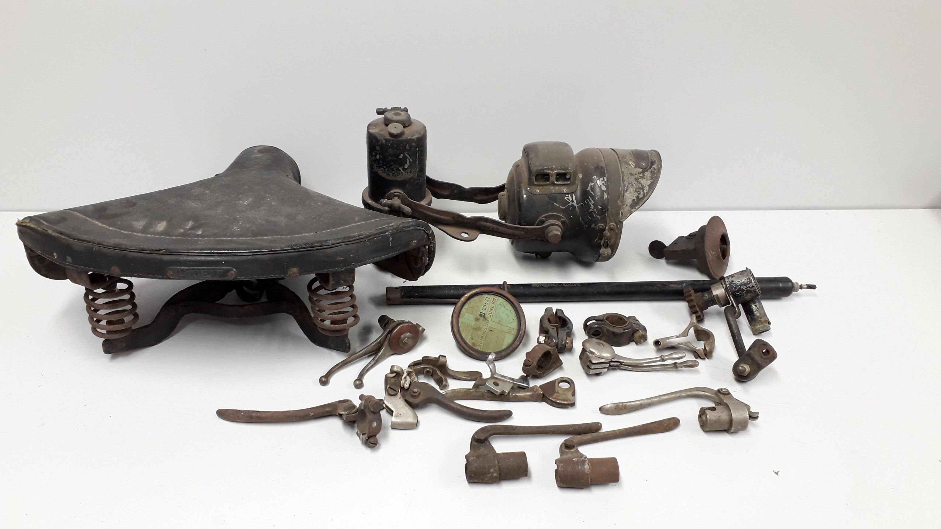 Bonhams Cars : A good collection of vintage motorcycle parts ((Qty))