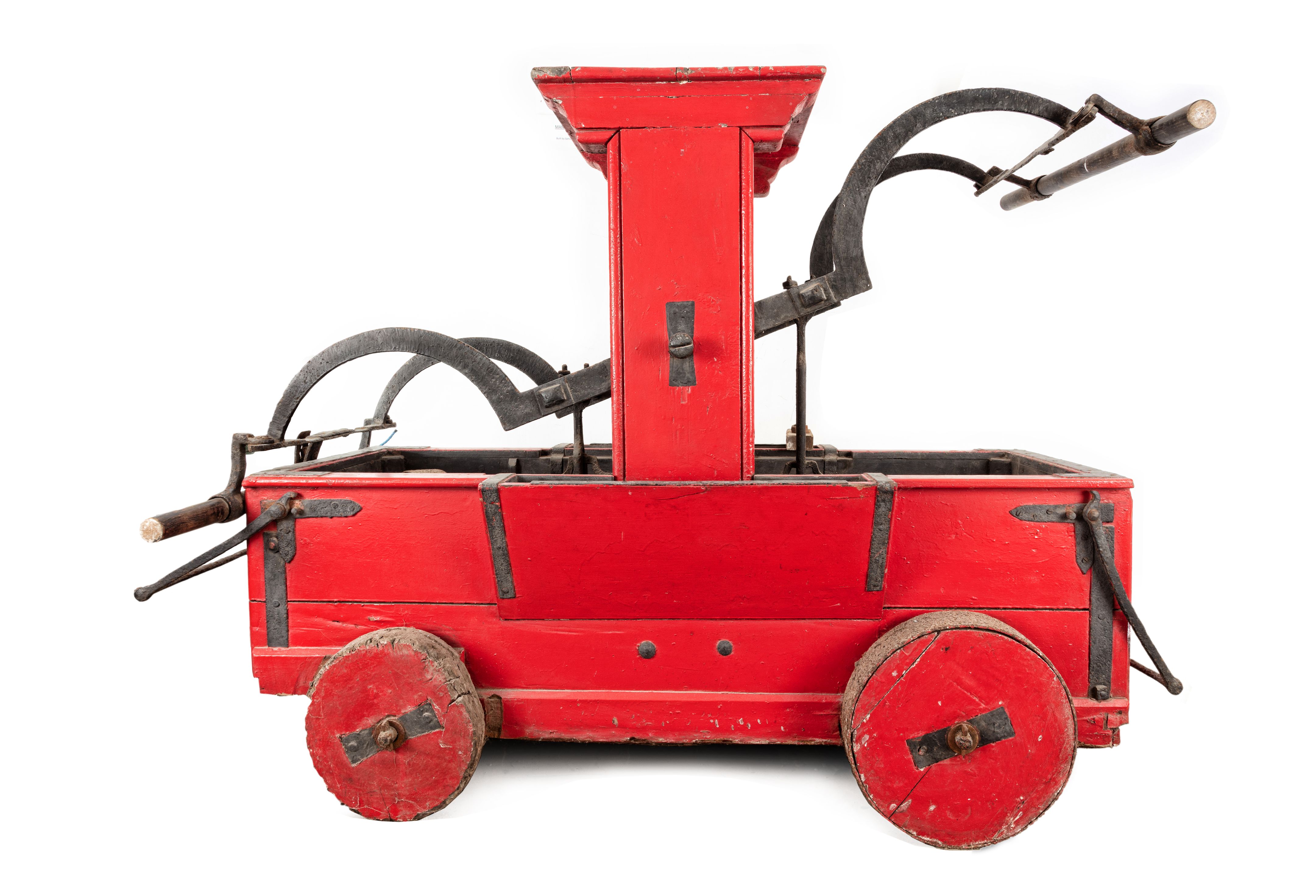 Bonhams : A RARE SAMUEL PHILIPS PORTABLE MANUAL FIRE ENGINE, circa 1670,