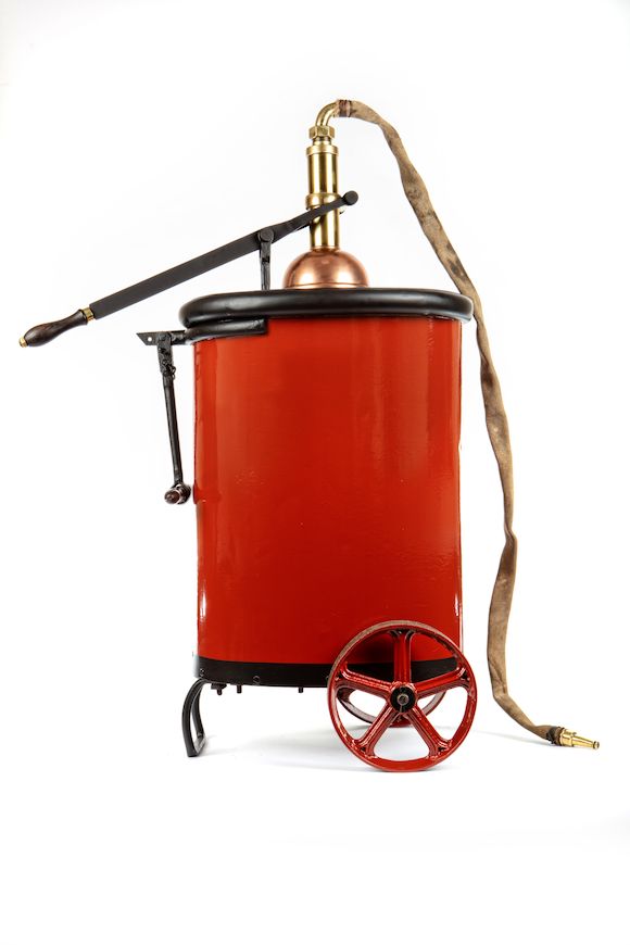 Bonhams Cars : A SHAND MASON "CORRIDOR" DOMESTIC FIRE PUMP, circa 1880,