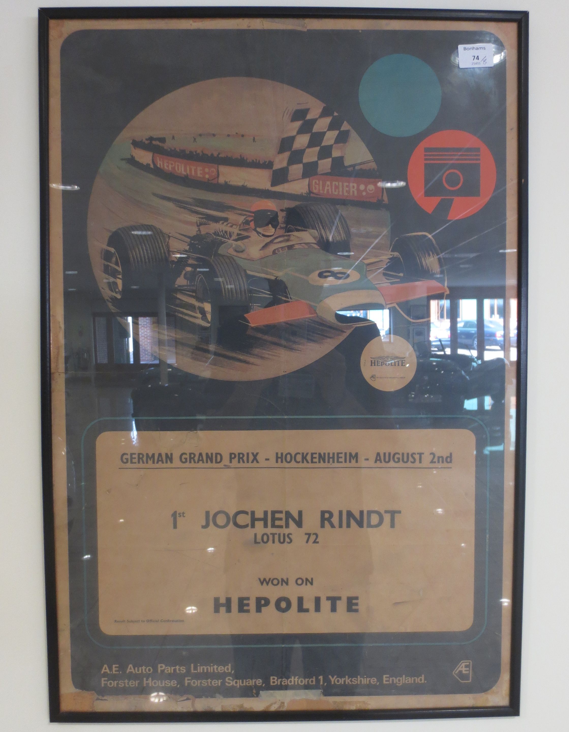 Bonhams Cars : Eight assorted motoring and motorsport artwork ...