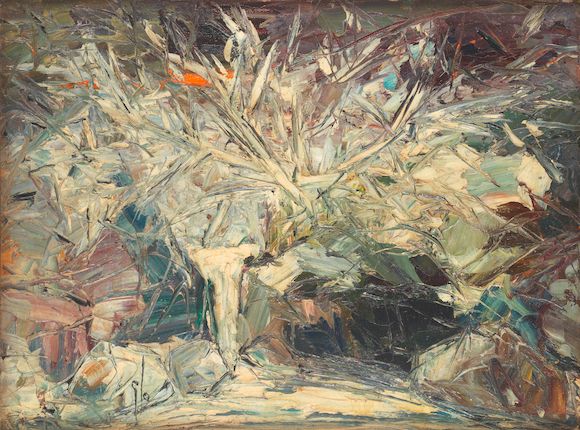 Bonhams : Ablade Glover (Ghanaian, born 1934) Waterfall (1974)