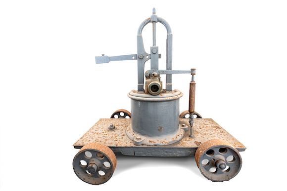 Bonhams : AN EARLY PORTABLE HYDRAULIC PUMP BY BRAMAH, circa 1820,