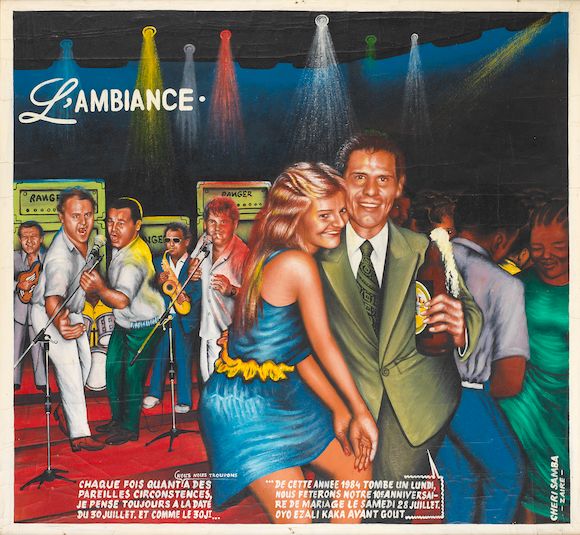 Bonhams : Chéri Samba (Democratic Republic of Congo, born 1956) L'Ambiance