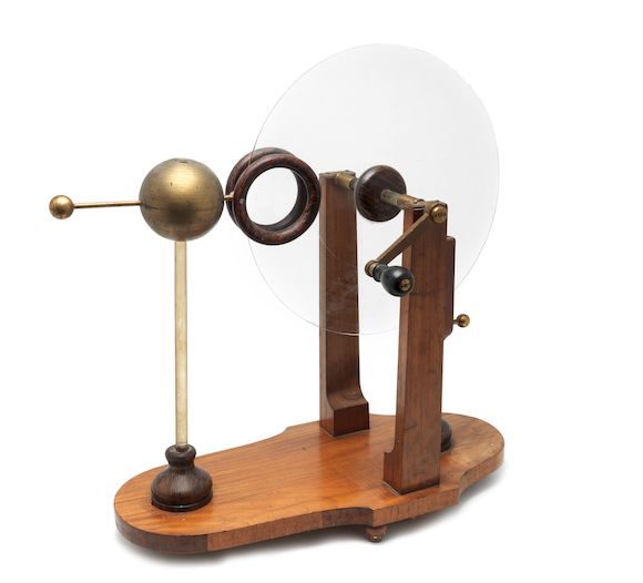 Bonhams : An electrostatic generator, probably Dutch, early 19th century,