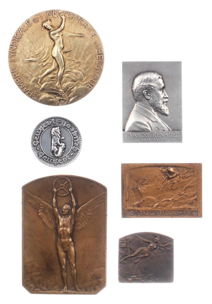 Bonhams Cars Assorted Plaques Qty