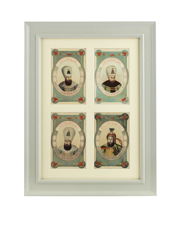 Bonhams : A set of twenty eight early 20th century framed Ottoman ...
