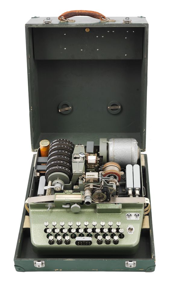 Bonhams : A fine Ottico Meccanica Italiana Crytogrpah-CR Cipher Machine ...