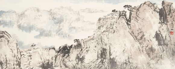 Bonhams : Yang Shanshen (1913-2004) Landscape