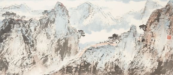Bonhams : Yang Shanshen (1913-2004) Landscape