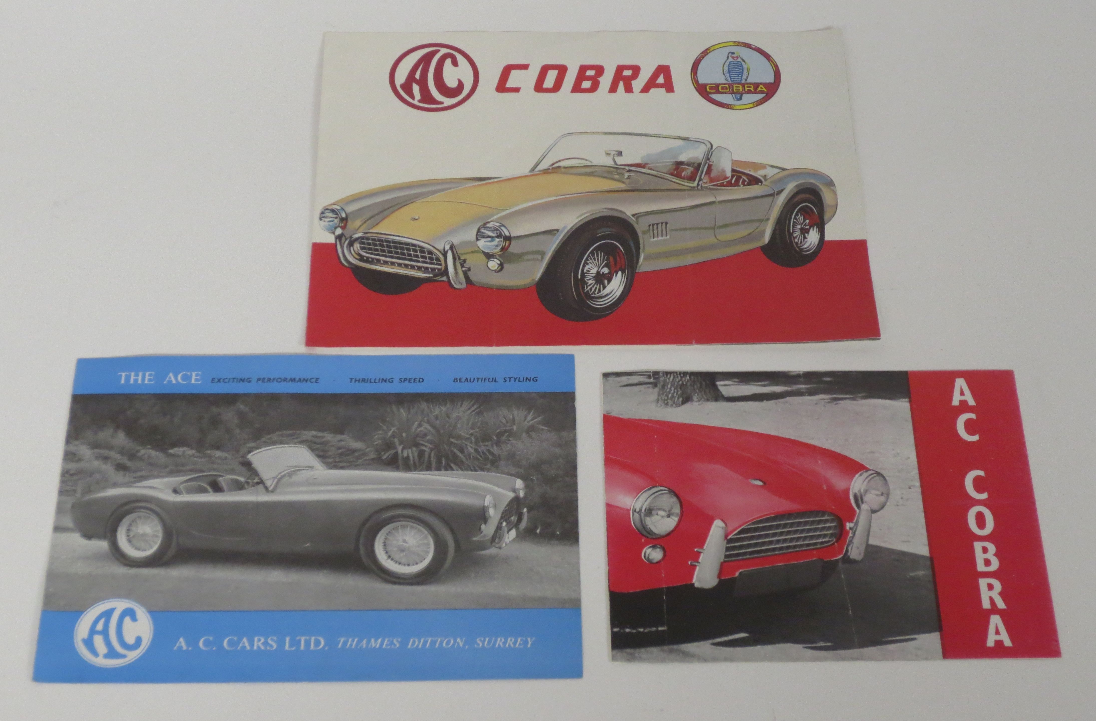 Bonhams Cars : Three AC sales brochures, ((3))
