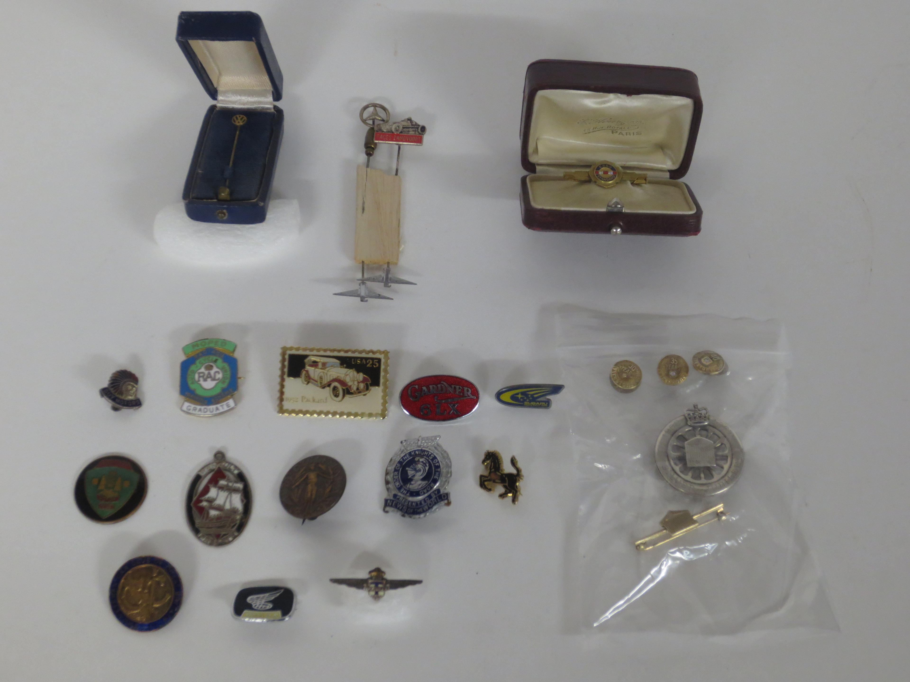 Bonhams Cars Assorted Lapel Badges And Pins Qty Qty