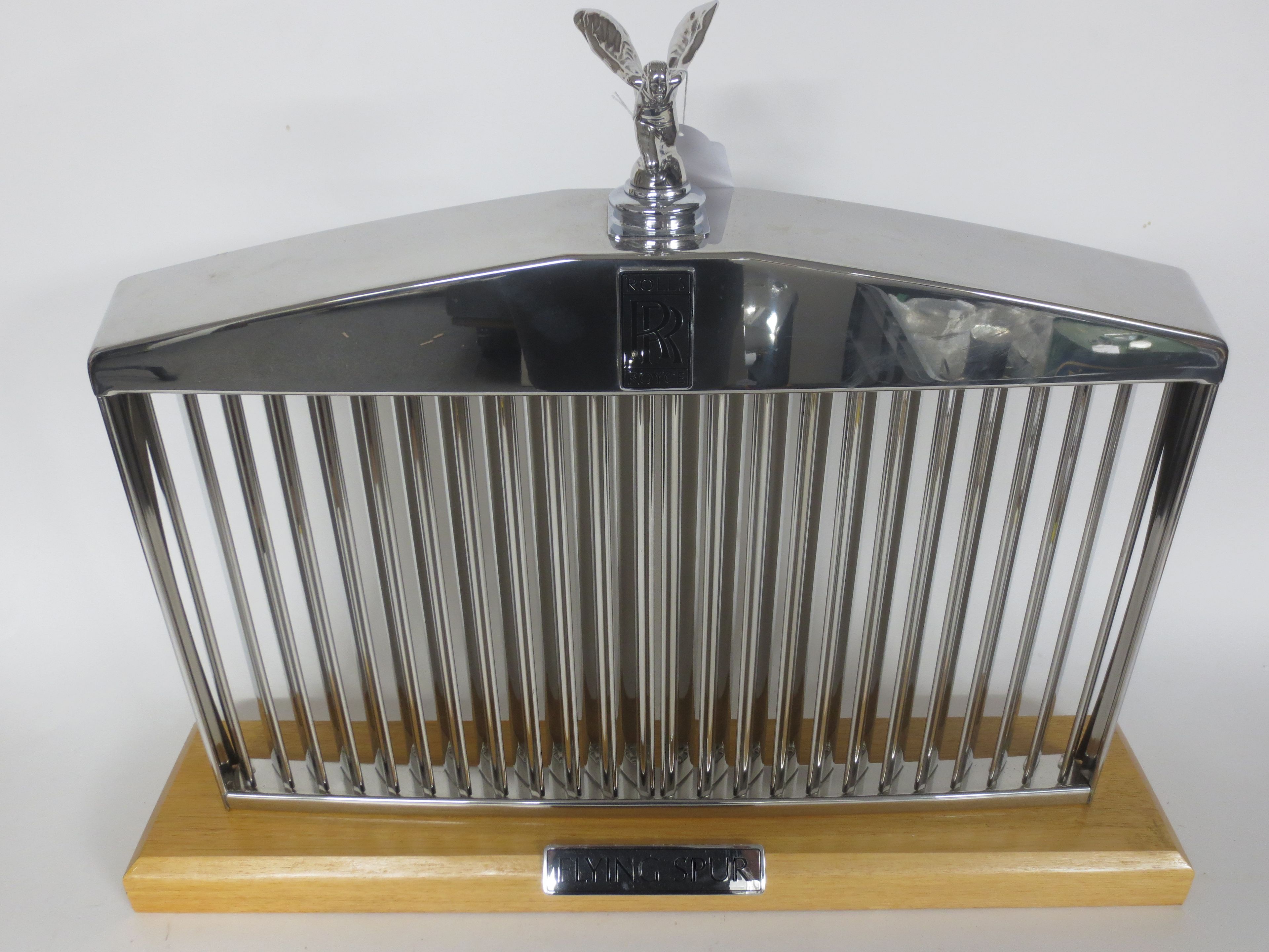 Bonhams Cars : A Rolls-Royce Flying Spur radiator with mascot,