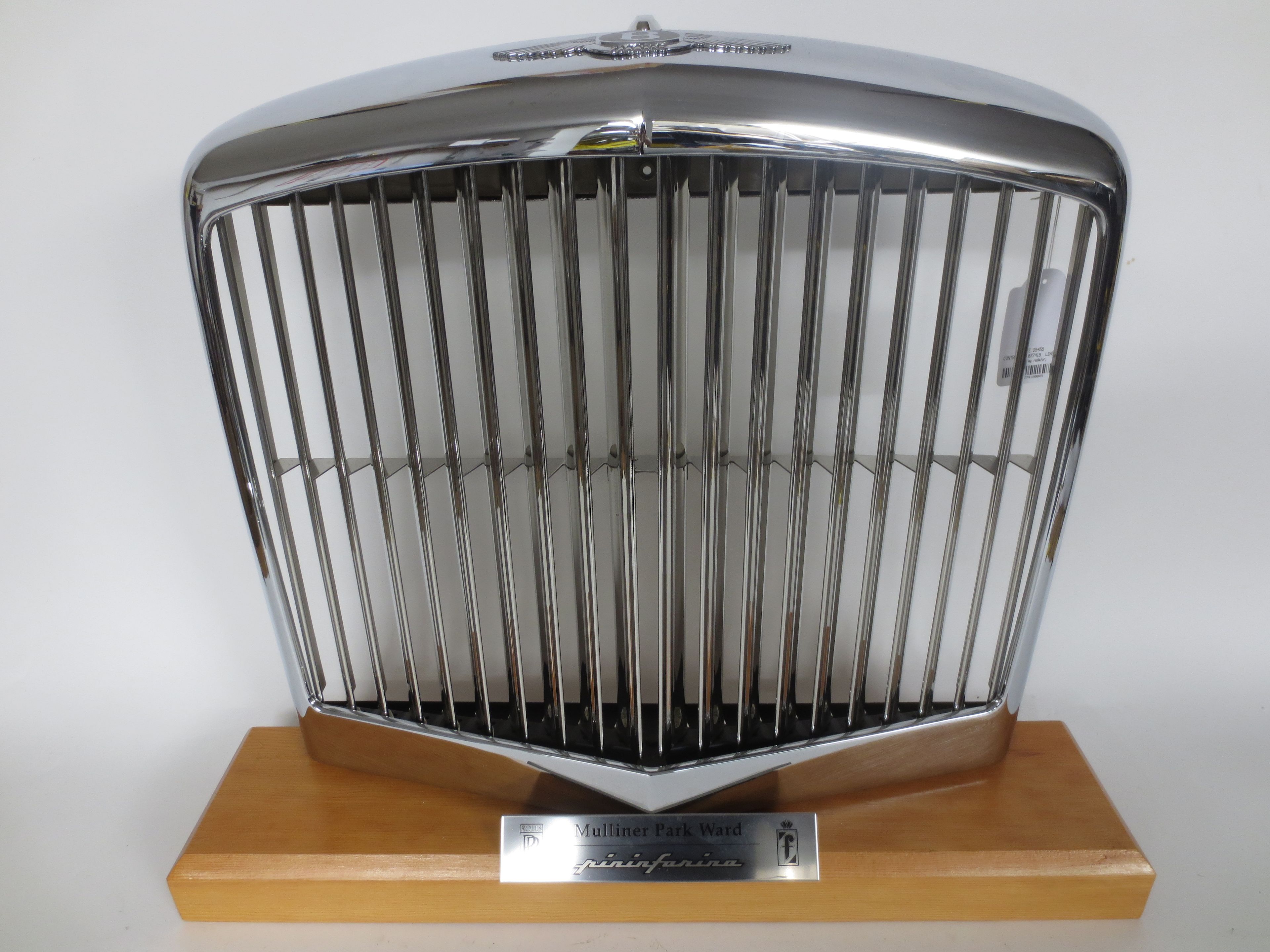 Bonhams Cars : A Bentley radiator,