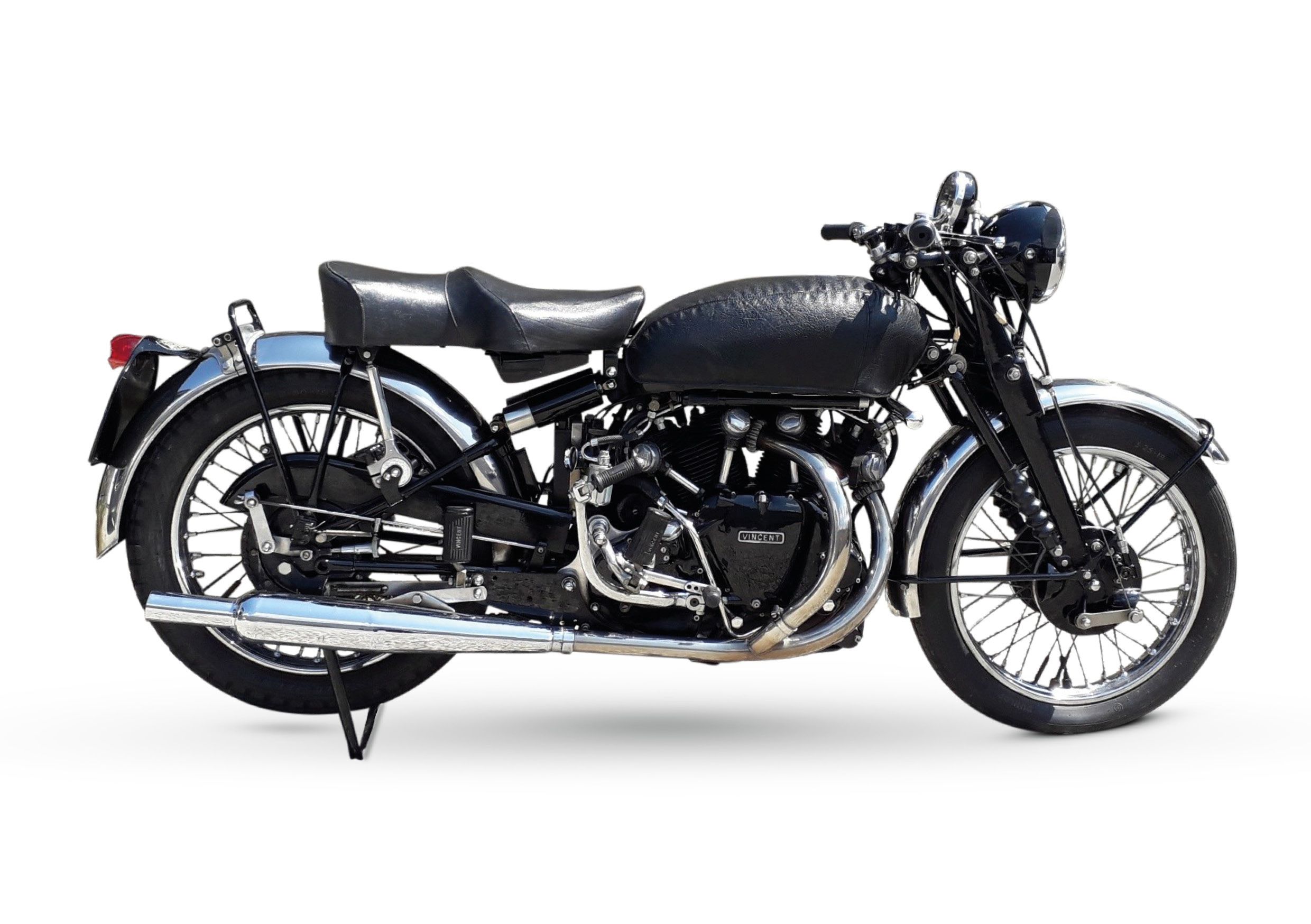 Bonhams Cars : 1951 Vincent 998cc Black Shadow Frame no. RC9239B Rear ...