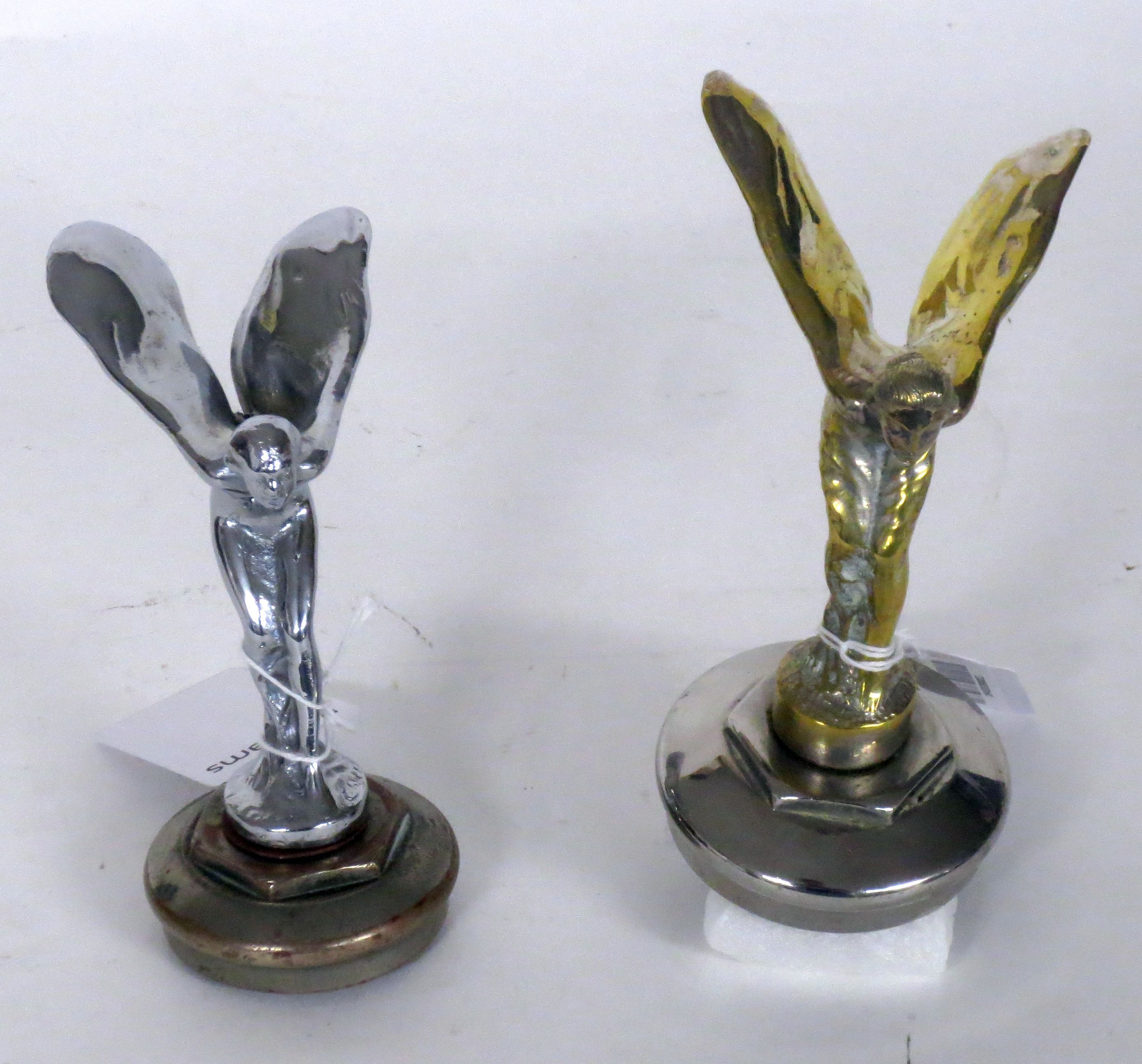 Bonhams Cars : Two reproduction Rolls-Royce 'Spirit of Ecstasy' mascots ...