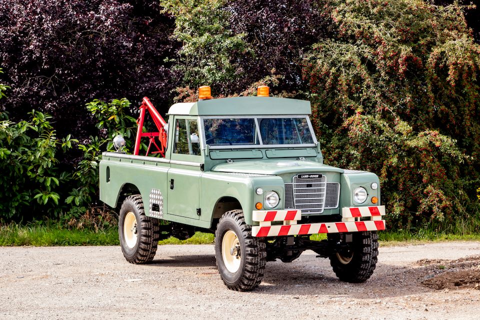 c.1976 Land Rover Series III 109" 4x4 Tow Truck - auctions & price archive