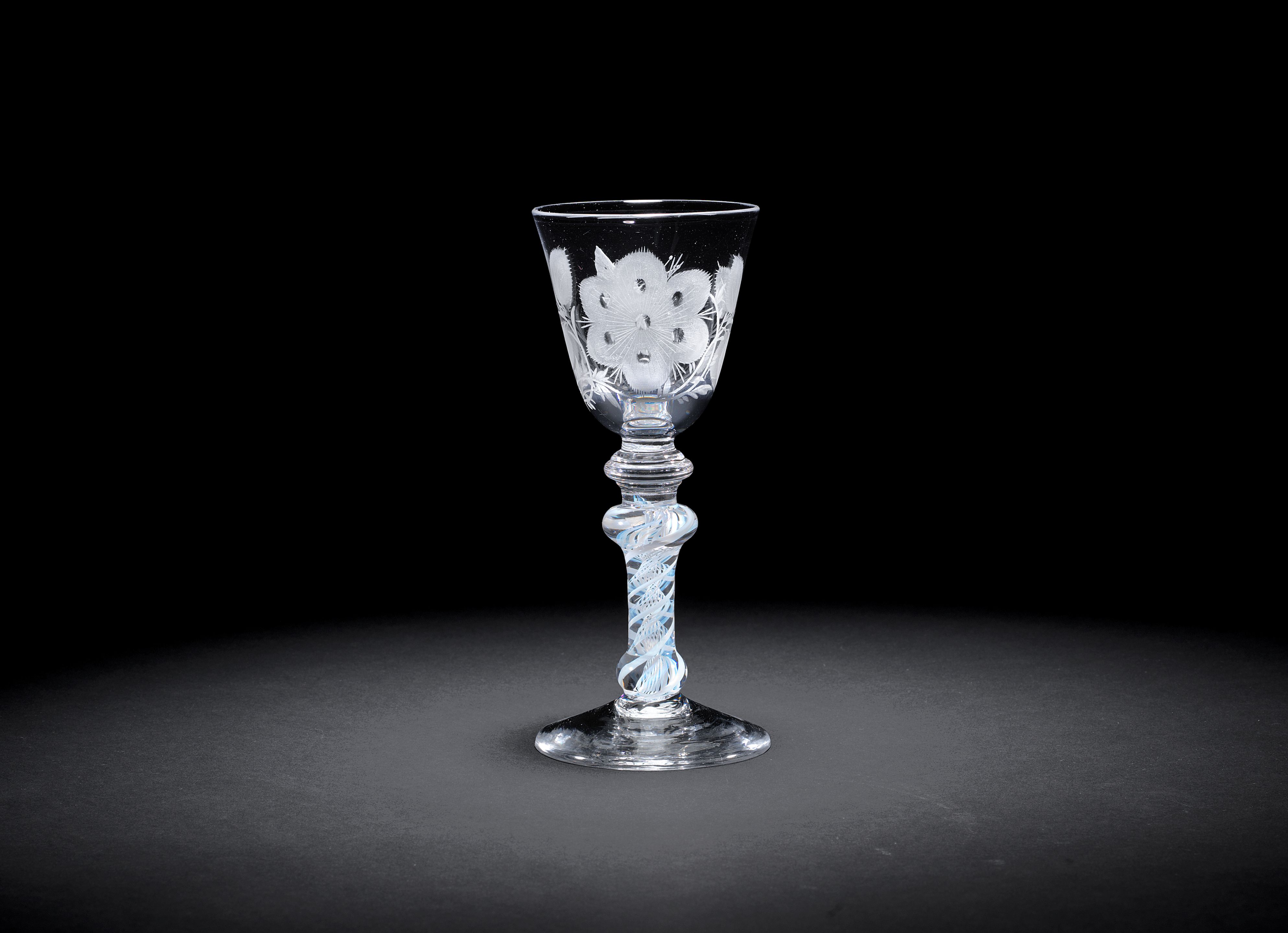 Bonhams : An engraved composite-stem goblet of Jacobite significance ...
