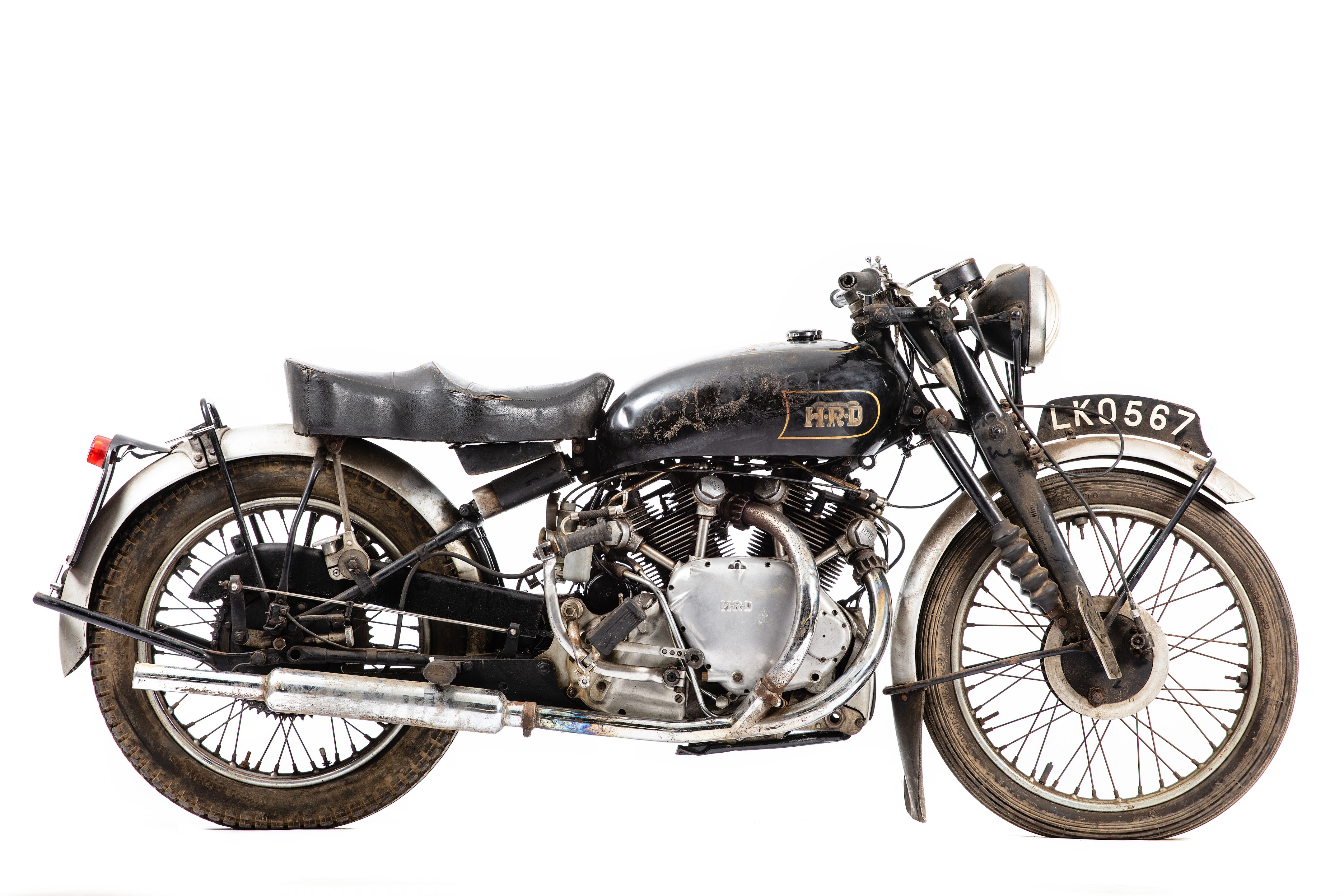1948 Vincent-HRD 998cc Series-B/C Black Shadow Frame no. R3382B Engine ...
