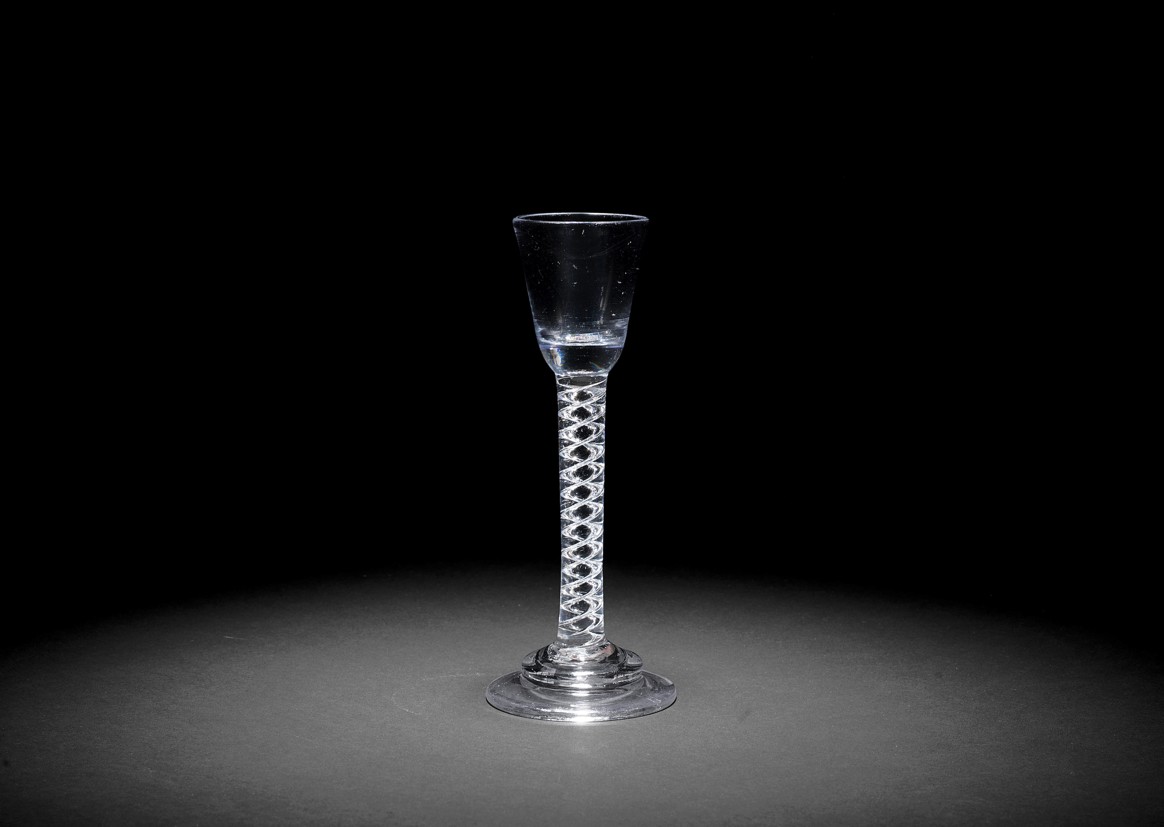 Bonhams An Airwist Cordial Glass Circa 1750
