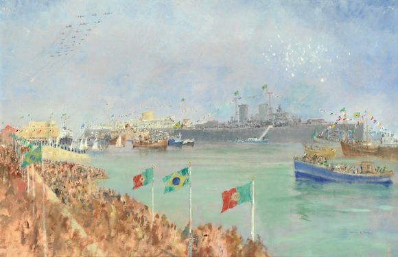 Bonhams : Francis Russell Flint (British, 1915-1977) A Brazilian naval ...