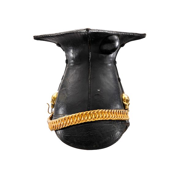 Bonhams : A Very Rare 17th Lancers Officer's Foul Weather Lance Cap