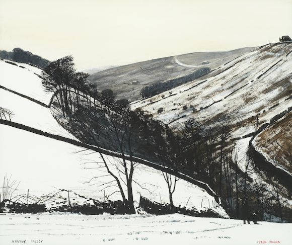 Bonhams : Peter Brook (British, 1927-2009) Pennine Valley