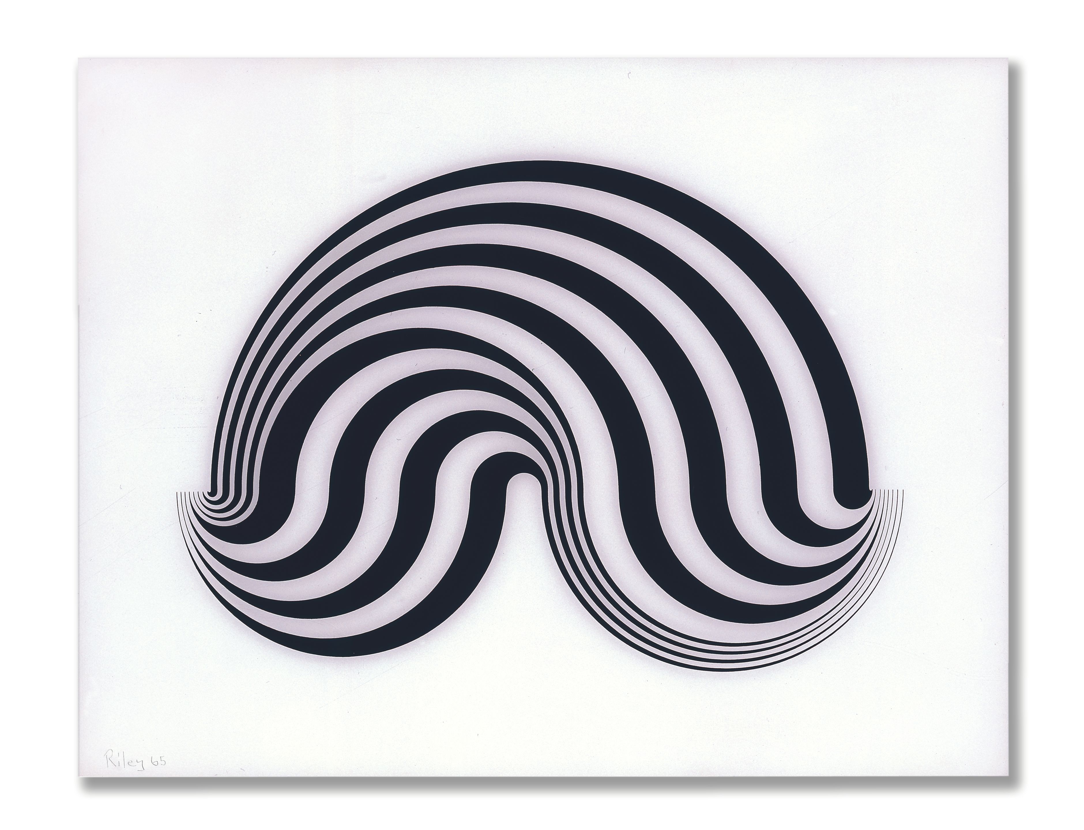 Bonhams : Bridget Riley (British, born 1931) Untitled (Fragment 5) 1965