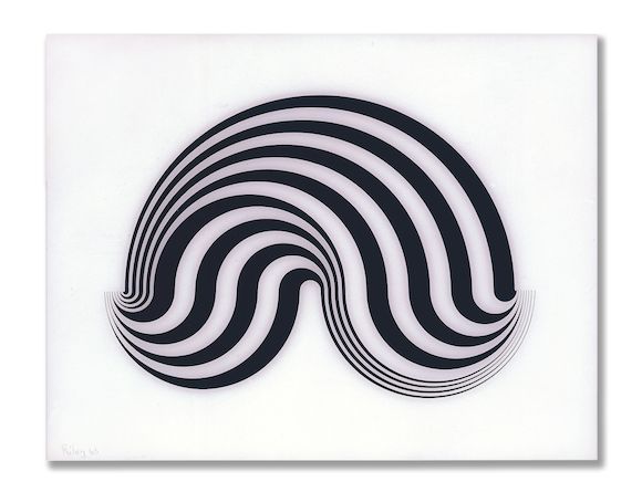 Bonhams : Bridget Riley (British, born 1931) Untitled (Fragment 5) 1965