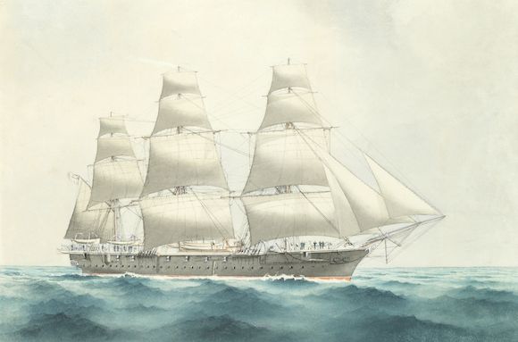 Bonhams : William Mackenzie Thomson (British, 19th/20th century) HMS ...