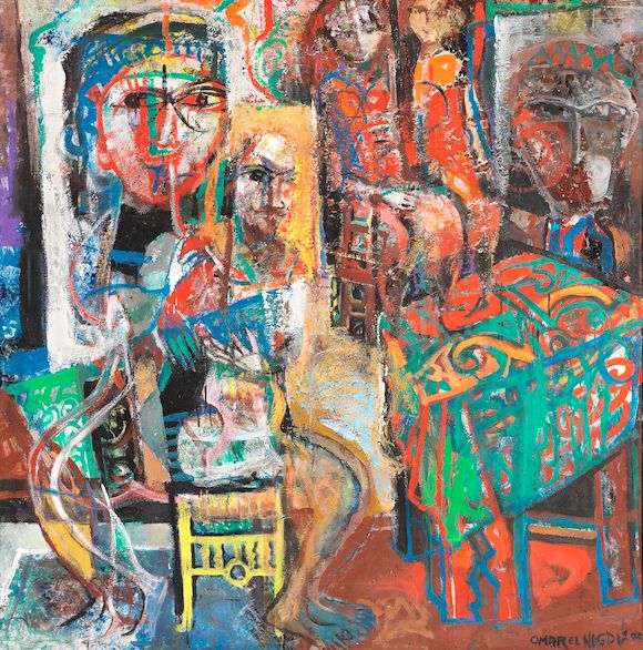 Bonhams : Omar El-Nagdi (Egypt, 1931-2019) Jalousie