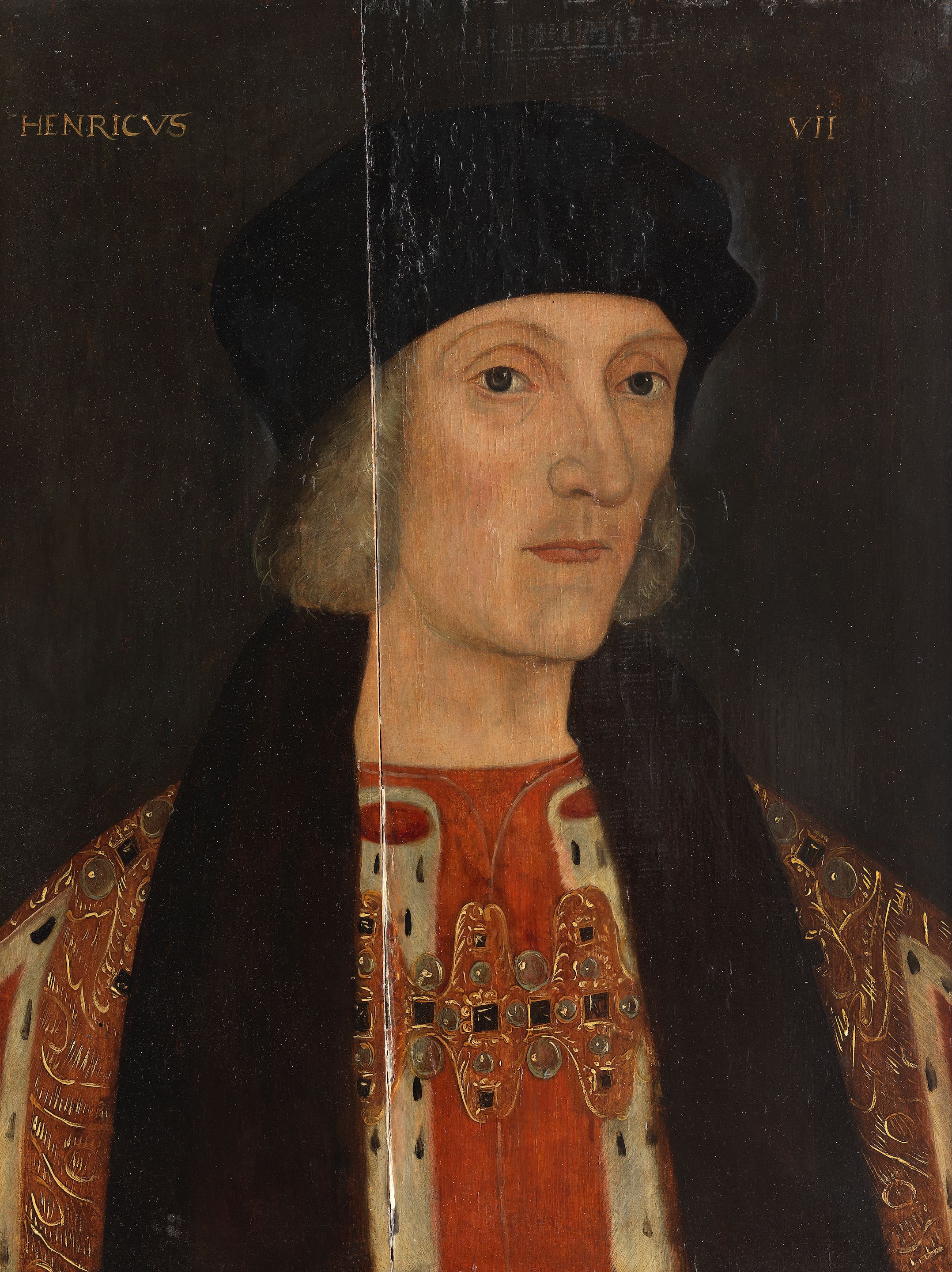 Bonhams : English School, 17th Century Portrait of Henry VII, bust ...
