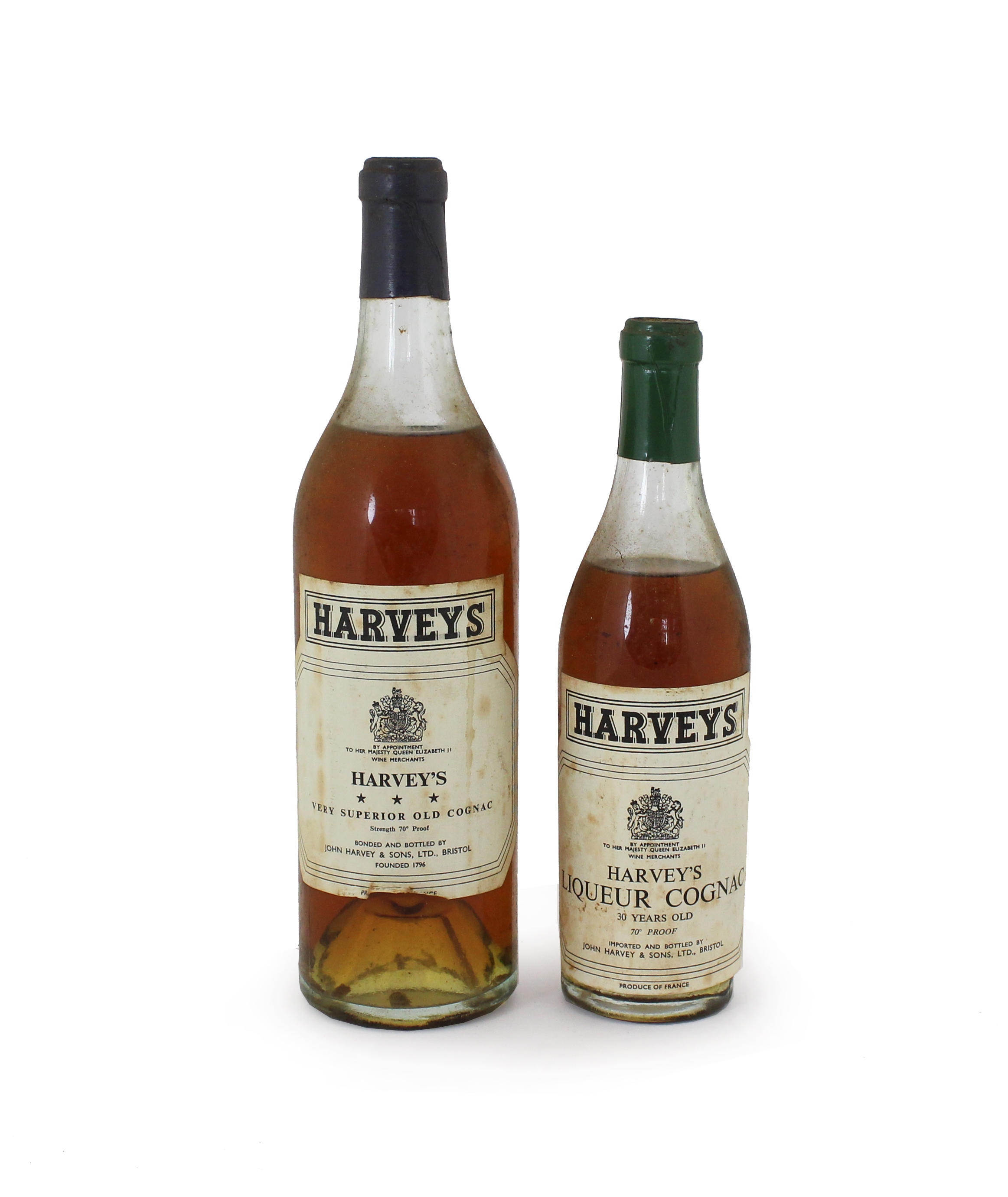 Bonhams Harveys Very Superior Old Cognac Harveys Liqueur Cognac 30 Year Old Half