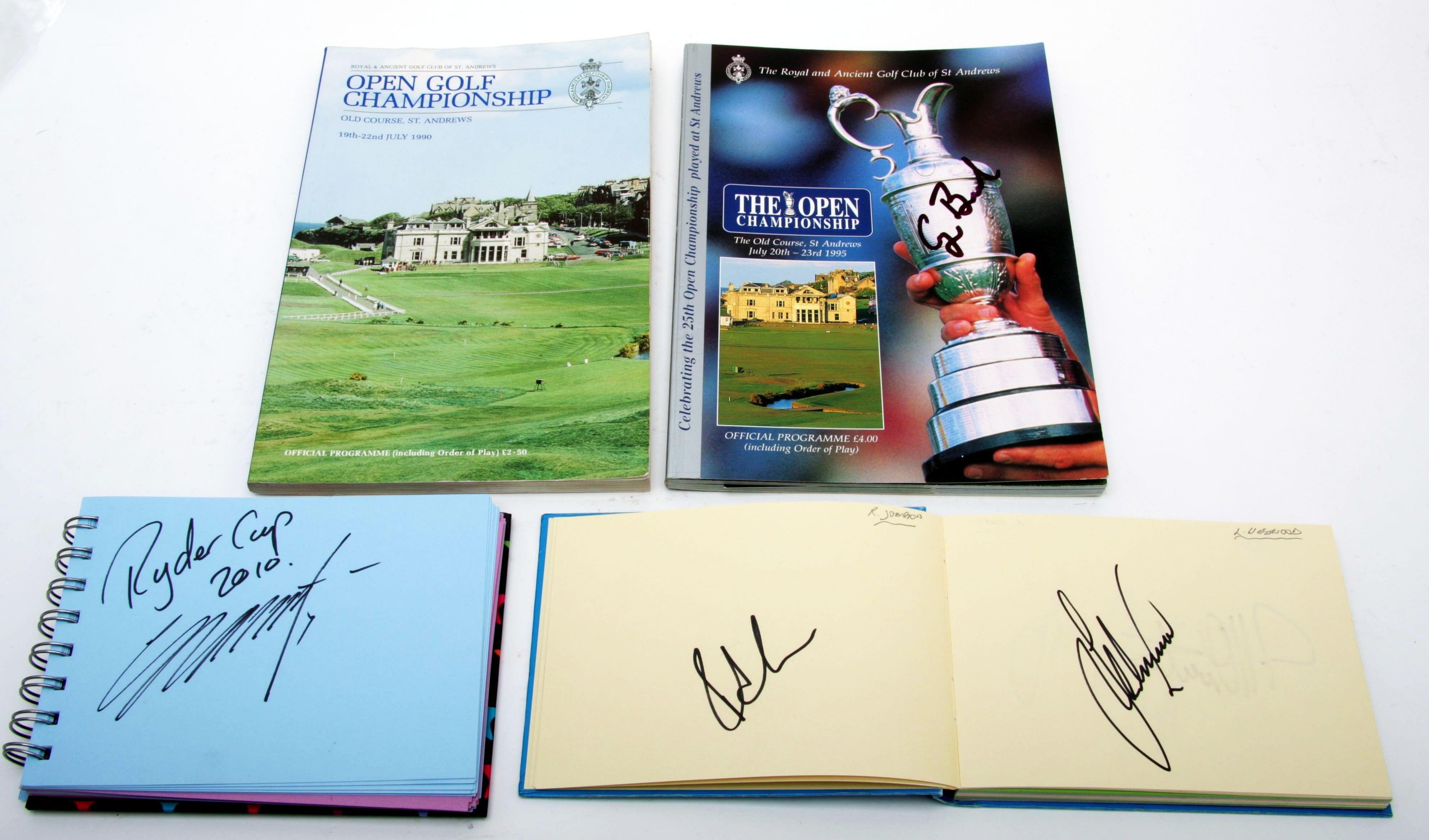 Bonhams : Collection of golf autographs