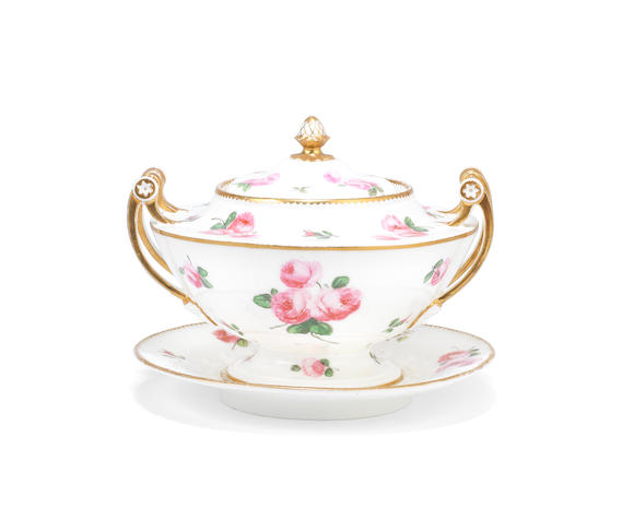 Bonhams A Nantgarw Sauce Tureen Cover And Stand Circa 1818 20