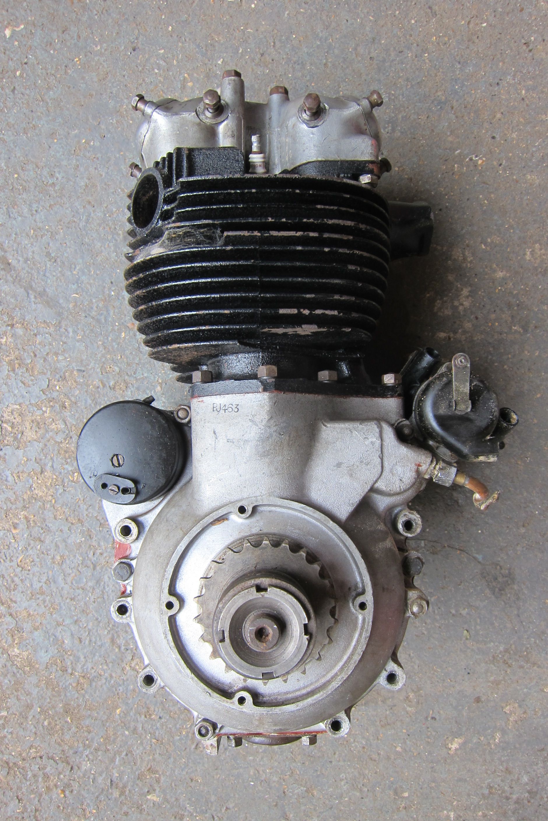 Bonhams Cars : An Ariel 650 Twin cylinder engine