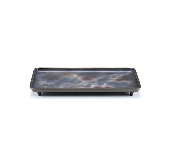 Bonhams : A cloisonné-enamel rectangular shallow tray Meiji era (1868 ...